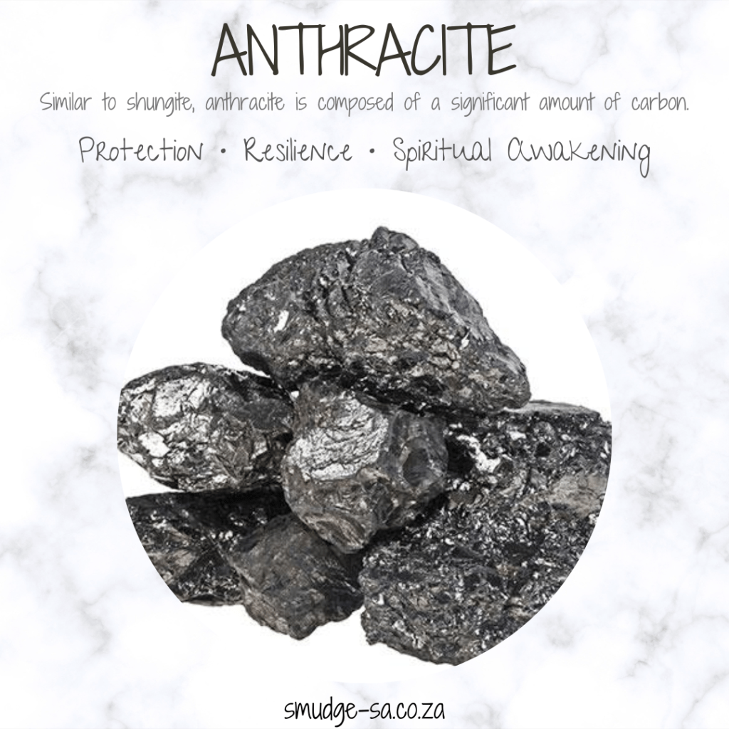 Anthracite Information - Smudge SA Crystals