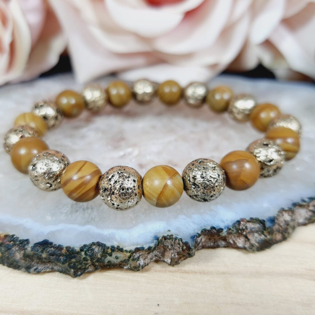 Walnut Jasper With Golden Scoria (Grounding, Transformation, Personal ...